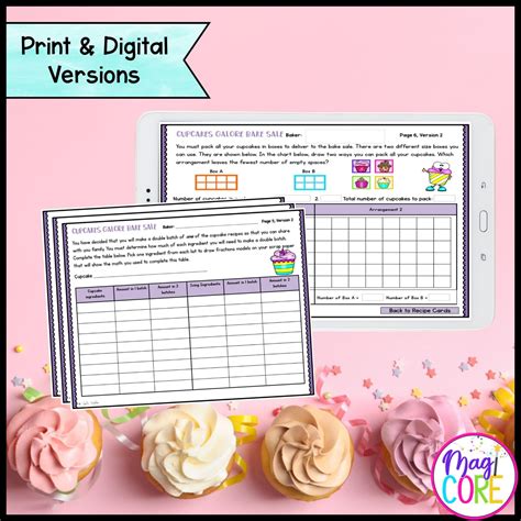 4th Grade Math Project Based Learning Bundle 1 Magicore