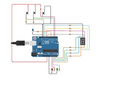 Circuit Design Copy Of Colocviulmeu Cu Intreruperi 7seg 4 Tinkercad