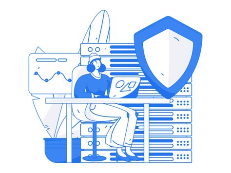 Database Security Illustration Free Download Crime And Security Illustrations Iconscout