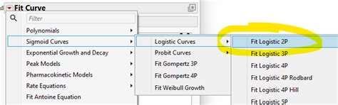 Solved Fit Data To A Logistic Function With A Known Asymptote Jmp User Community