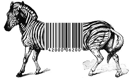 Serif Of Nottingblog A Barcode And A Zebra MicroFables About Love The Internet And Unicorn Horns