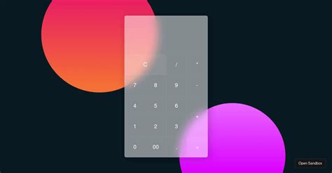 Calculator With Vanilla Js And Tiltjs Codesandbox