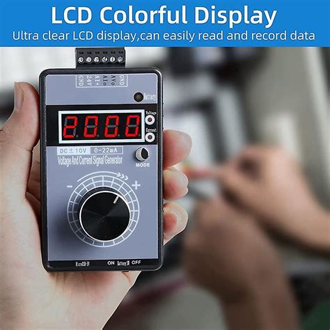0 4 20ma Dc 0 10v Signal Generator Analog Generator With 4 Digit Lcd Display Accuracy 0 01 For