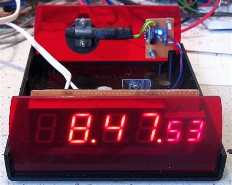 DCF Radio Controlled LED Clock