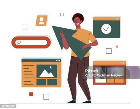 웹 Ui Ux 디자인 개념 개념에 대한 스톡 벡터 아트 및 기타 이미지 개념 개발 검색창 Istock