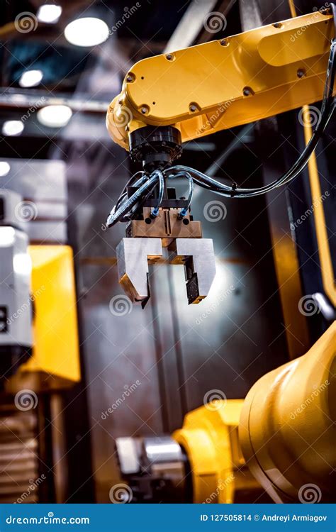 Robotic Arm Modern Industrial Technology Automated Production C Stock