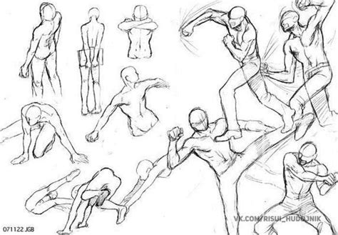 Художник садись и рисуй [30 апр 2021 в 11 54] Учимся рисовать позы и движения