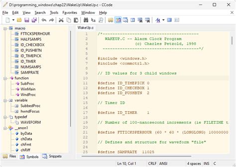 Ccode Source Code Editor