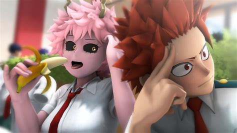 Ashido Mina Kirishima Eijirou And Hagakure Tooru Boku No Hero