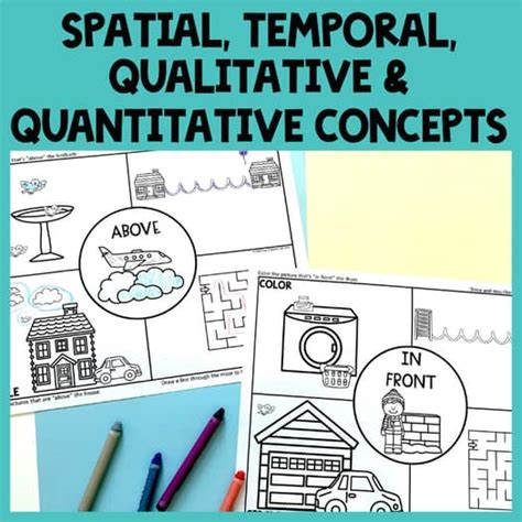 Spatial Concepts Speech Therapy Qualitative Quantitative Temporal Spatial Speech