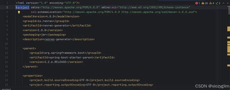 pom xml的＜project下面标红 pom xml project标签爆红 csdn博客