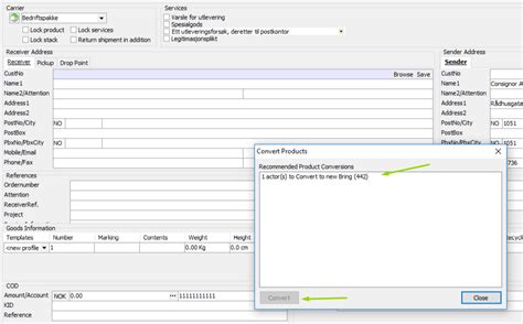 Updating The Bring Carrier Module NShift Updating The Bring Carrier Module NShift