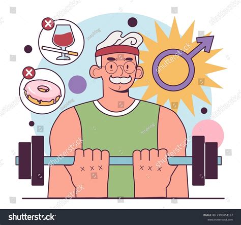 Andropause Male Menopause Prevention Treatment Decrease Stock Vector Royalty Free 2193054167