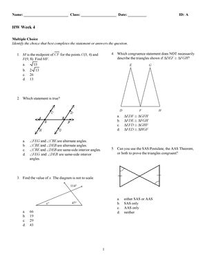 Hw Set 2 3 Key Topice 8 Homework CHEM 2021 Studocu