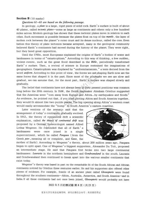 2022年全国大学生英语竞赛B类初赛真题试卷 全国大学生比赛信息网 大学生比赛门户
