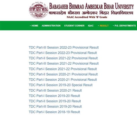 Brabu Tdc Part 3 Result 2023 घोषित 2020 23 Ba Bsc Bcom Result Link