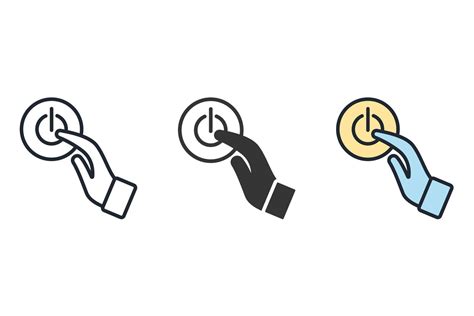 Power Switch Icons Symbol Vector Elements For Infographic Web 12625351