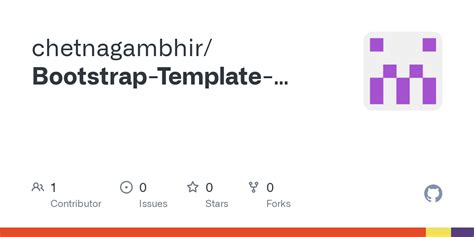 Github Chetnagambhirbootstrap Template With Html Css Project