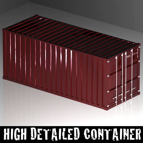 容器 3d模型 5 Ma Obj Free3d