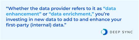 Data Enhancement What Is It And Why Is It Important Deep Sync