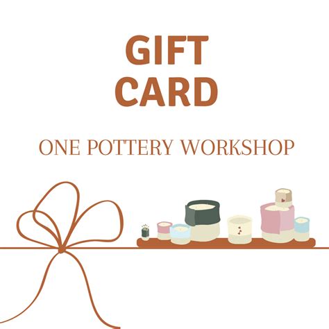 Pottery Workshop T Card Lovelight Handmade