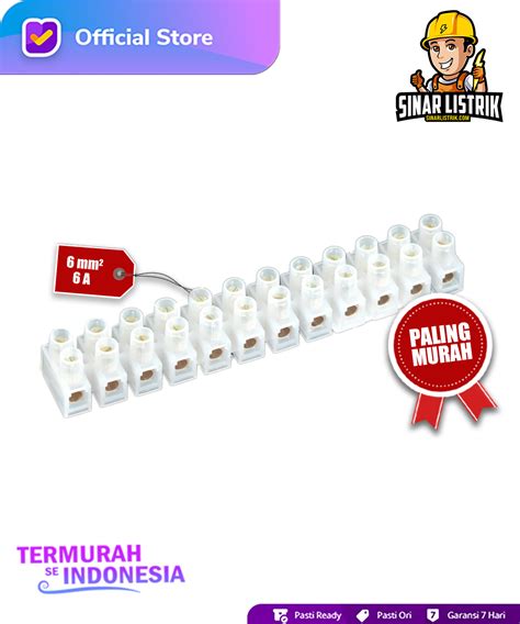 Jual Terminal Blok Krustin Mm A Putih Atn Termurah