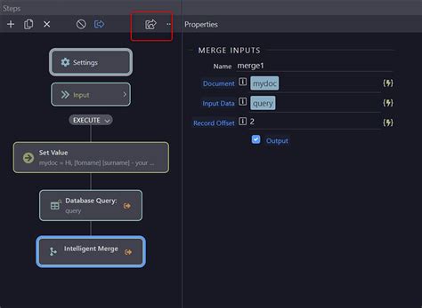 intelligent merge mailmerge custom server connect module node