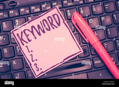 Word Writing Text Keyword Business Concept For Word Concept With Great Significance Important