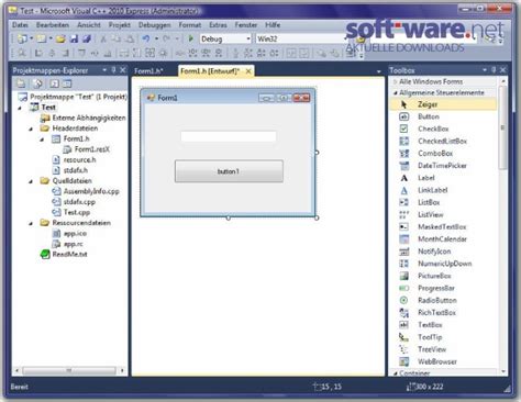 Visual C 2010 Express Edition Download Windows Deutsch Bei Soft