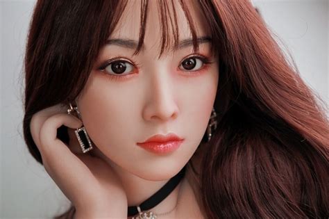 Usa Stock Korean Asian Woman Full Silicone Sex Dóll Head With Implant Hair Ebay