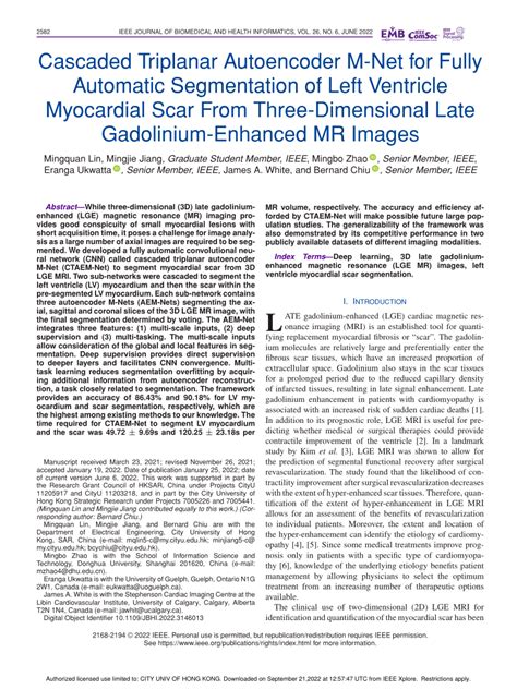 Pdf Cascaded Triplanar Autoencoder M Net For Fully Automatic
