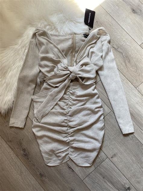 Льняна міні сукня — ціна 250 грн у каталозі Короткі сукні Купити жіночі речі за доступною ціною