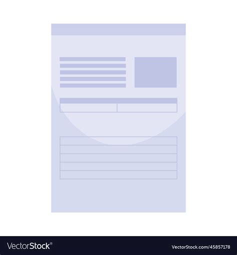 Document File Paper Format Royalty Free Vector Image