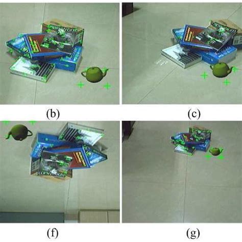 Application Of Markerless Ar Tracking A Shows The Reference Frame Download Scientific