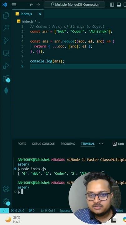 Convert Array To Object In Javascript Javascript Interview Questions Javascript Reactjs