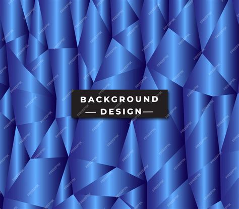 Premium Vector Free Vector Blue Shapes Seamless Geometric Pattern Background Design
