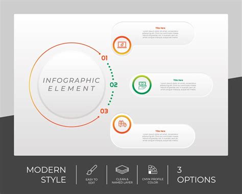 Premium Vector Workflow Infographic Vector Design With 3 Steps And Modern Design Step