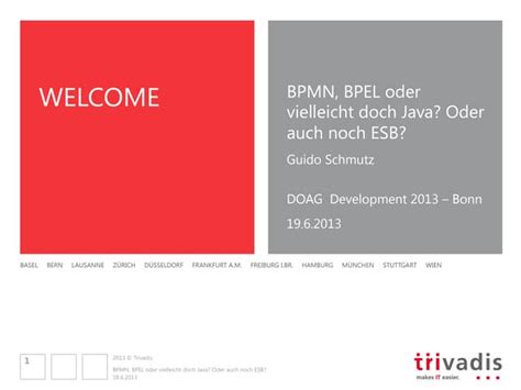 bpmn bpel oder vielleicht doch java oder auch noch esb ppt