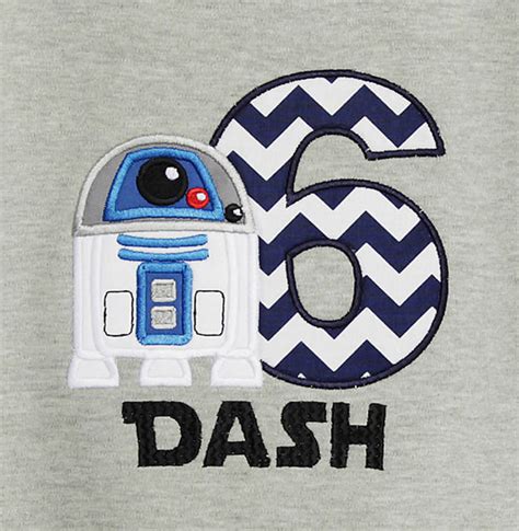 R2d2 Birthday Shirt Star Wars Birthday Shirt