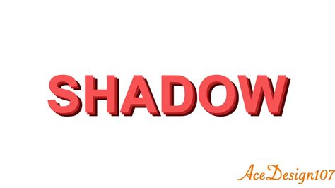 Text Tutorial Text Shadow Effect Photoshop Cc Youtube
