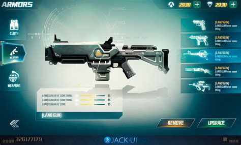 JACK游戏UI2D GAME UI二次元交互界面创意平面设计广告原画手绘图标GUI ICON UIUX on Behance