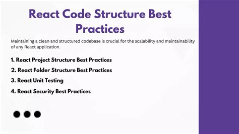 react best practices and security build high performing applications pptx
