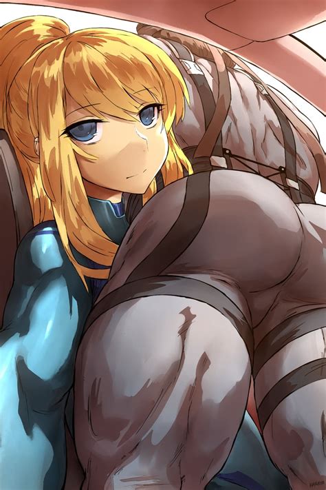 Samus Aran And Solid Snake Super Smash Bros And 3 More Drawn By Haraya Manawari Danbooru