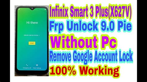 Infinix All Mobile Frp Unlock Without Pc Infinix Smart Plus X V Bypass Google Account