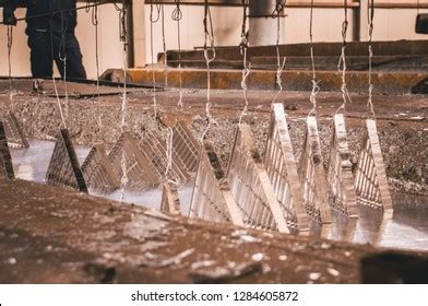 Galvanization Galvanizing Process Applying Protective Zinc Stock Photo 1284605782 Shutterstock