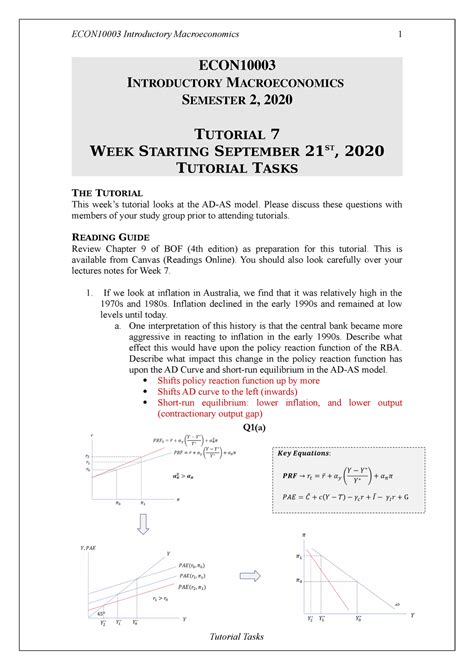 t7 intutorial 2020 intro macro tutorial 7 sheet econ10003