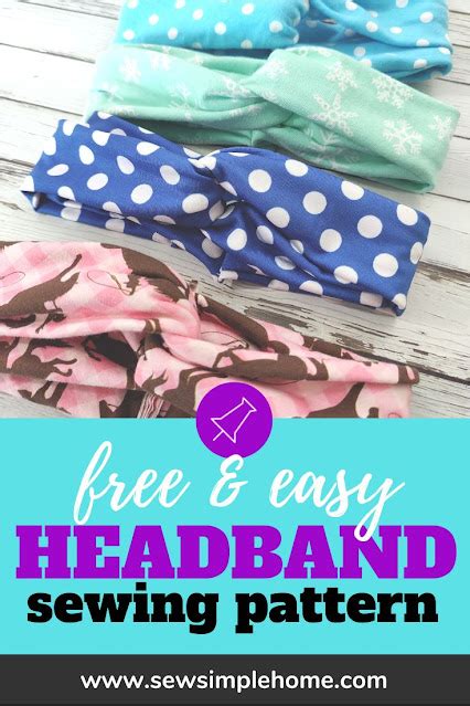 Easiest Headband Sewing Pattern Sew Simple Home