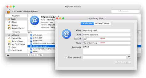 Access Credentials From The Os X Keychain Rapidapi For Mac Documentation