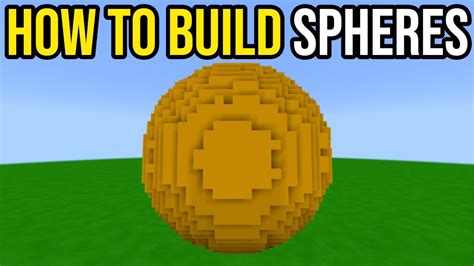 How To Make Spheres With One Command Minecraft Ps4 Xbox Pe Bedrock Youtube