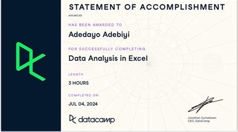 adedayo adebiyi on linkedin datacamp techupafrica dataanalysts